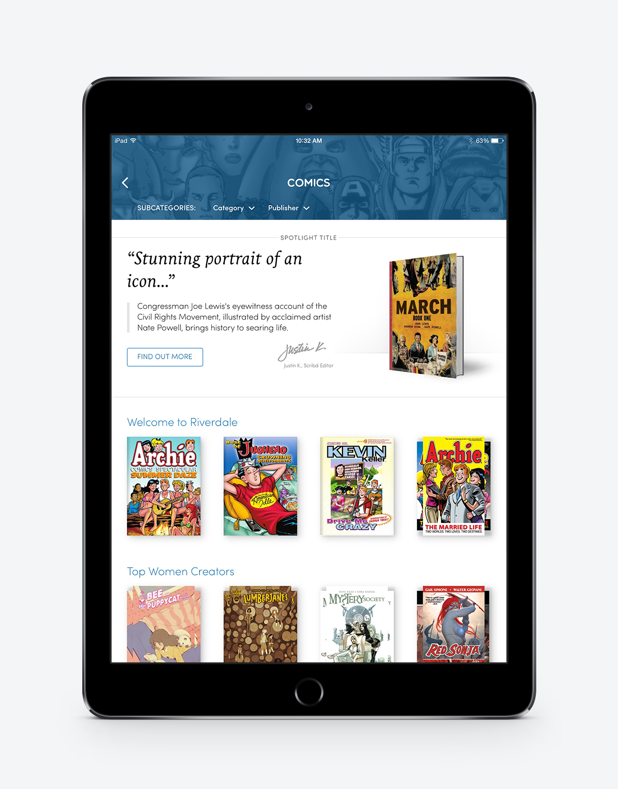 Scribd Adds Unlimited Comics To Subscription Service, Creating "Netflix ...