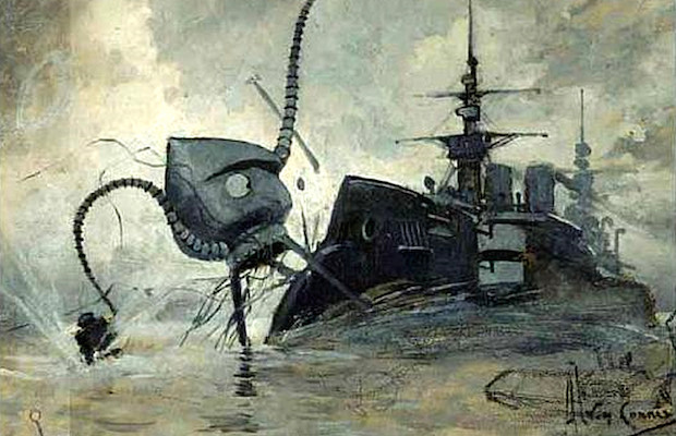 These Illustrations For 'The War Of The Worlds' Are Must-See