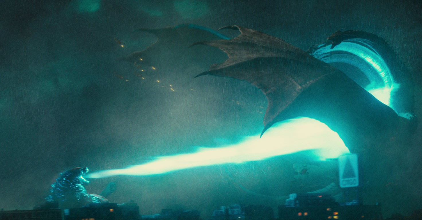 Godzilla Unleashes Atomic Breath And Rodan Eats A Dude In More
