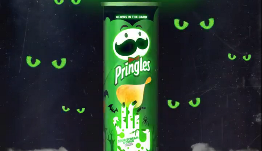Ignite the Night: Spooky Limited Edition Pringles Cans Glow-in-the-Dark ...