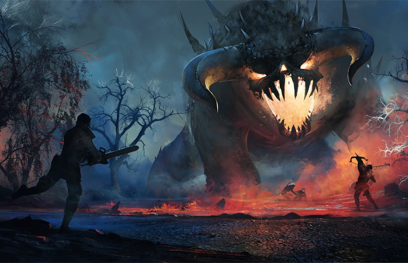 Post Apocalypse Monsters Post Apocalyptic Underground Creature In Gas